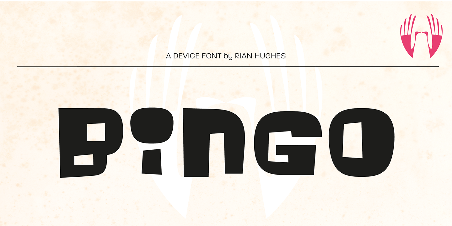 Bingo Font Family by Device | Font Bros