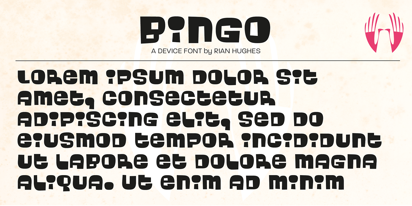 Bingo Font Family by Device | Font Bros