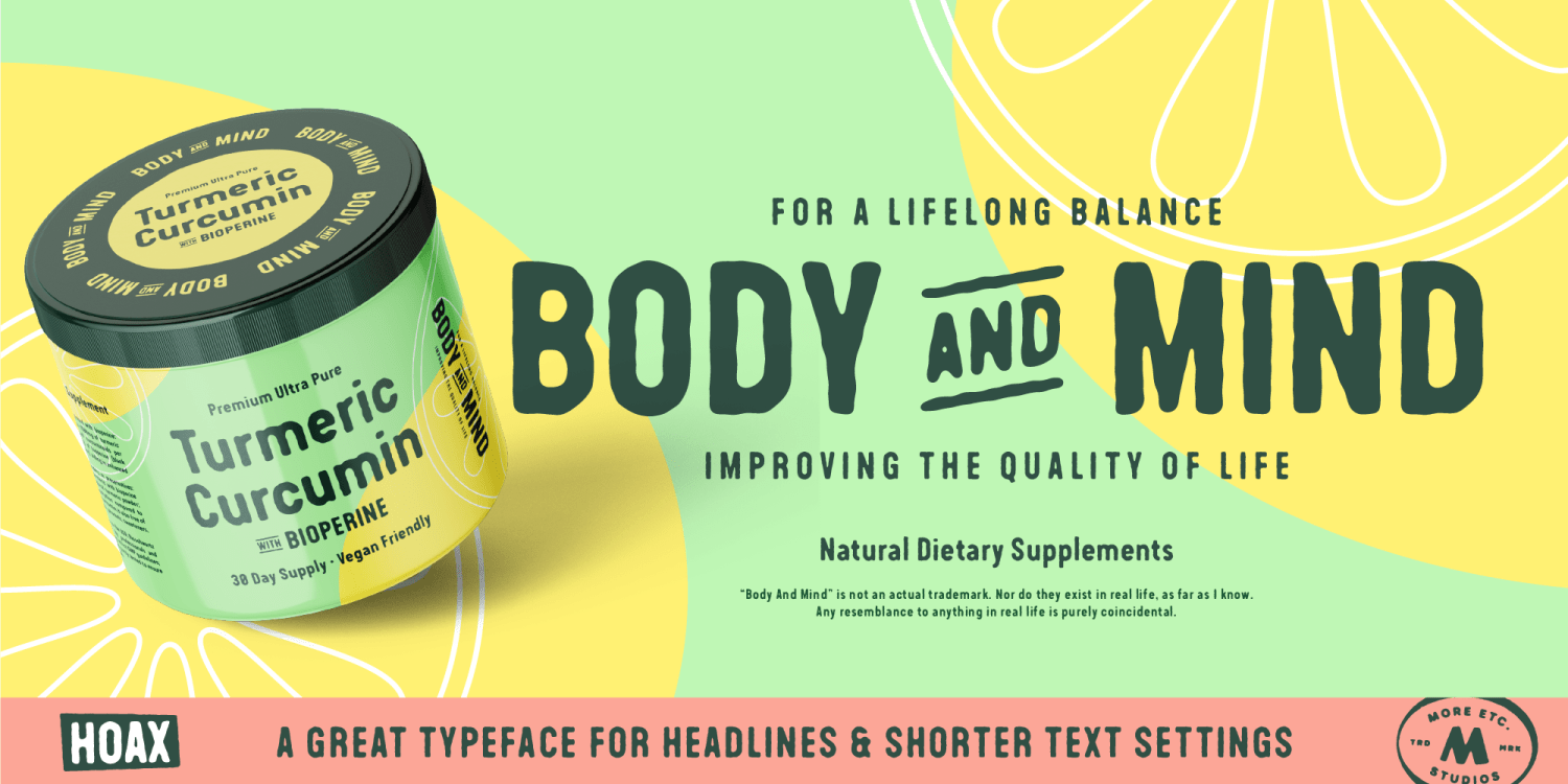 Hoax Font Family By More Etc Studios Font Bros hoax-font-family-by-more-etc-studios-font-bros